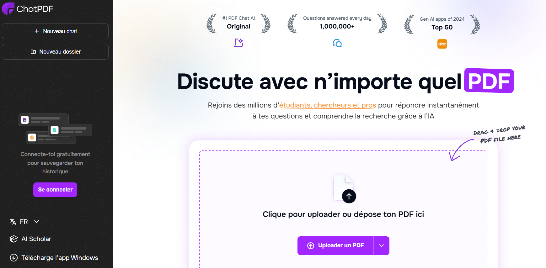 ChatPDF : transformez votre interaction avec les documents PDF
