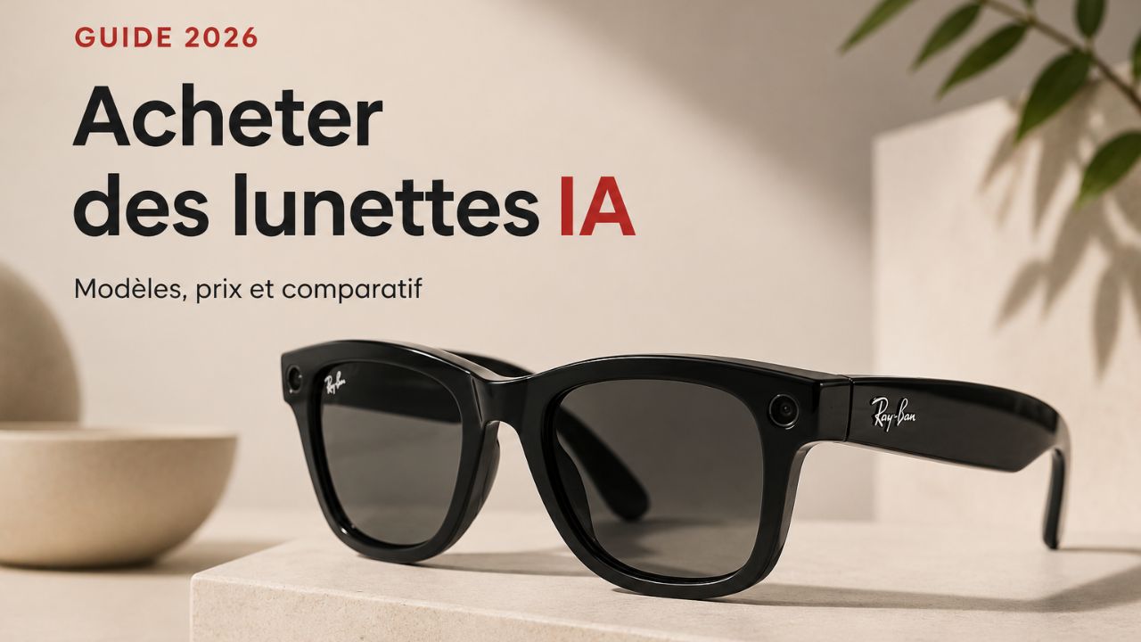 Acheter des lunettes IA en 2026 : modèles, prix et comparatif