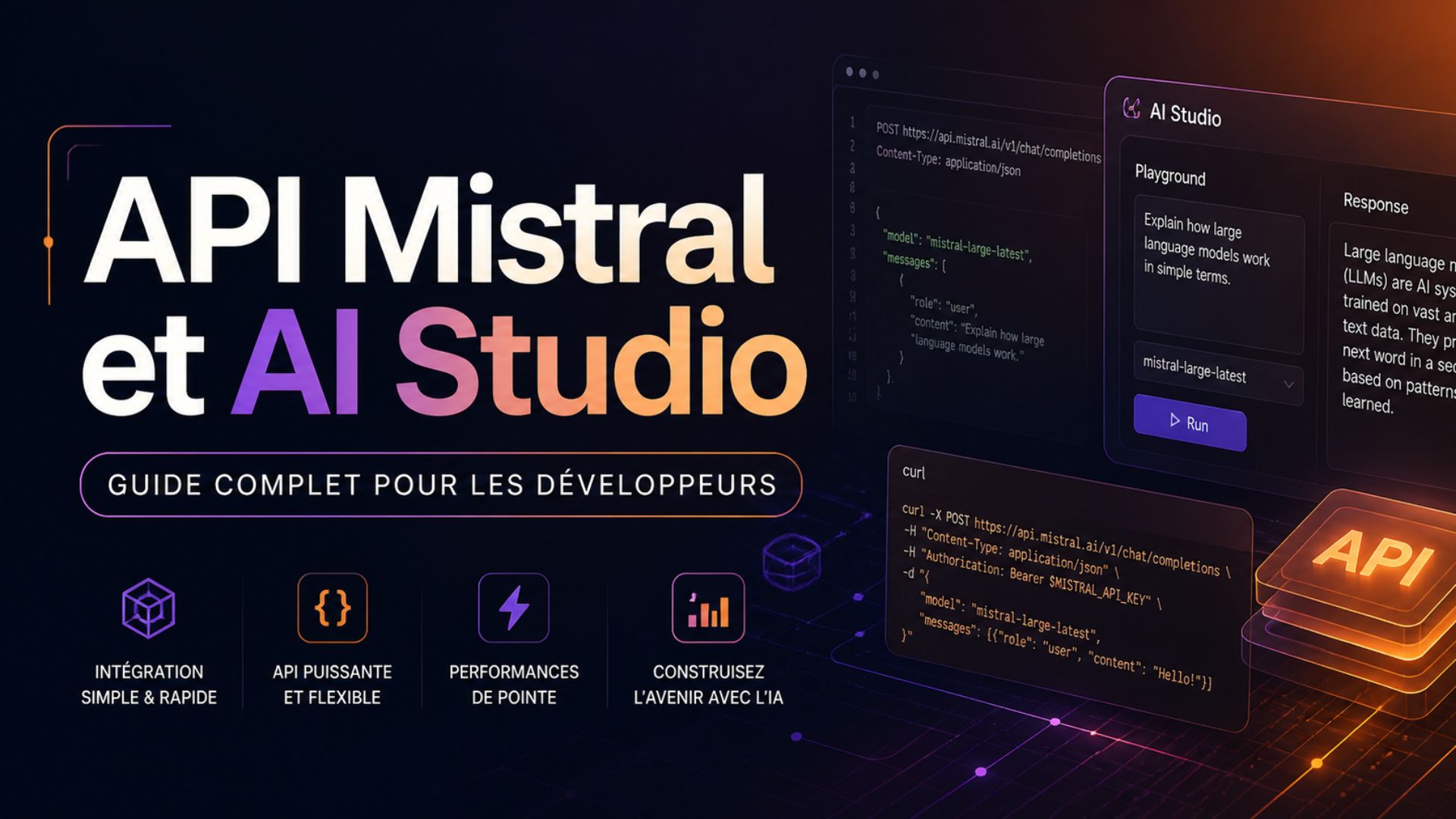 API Mistral et AI Studio : guide développeur complet (2026)