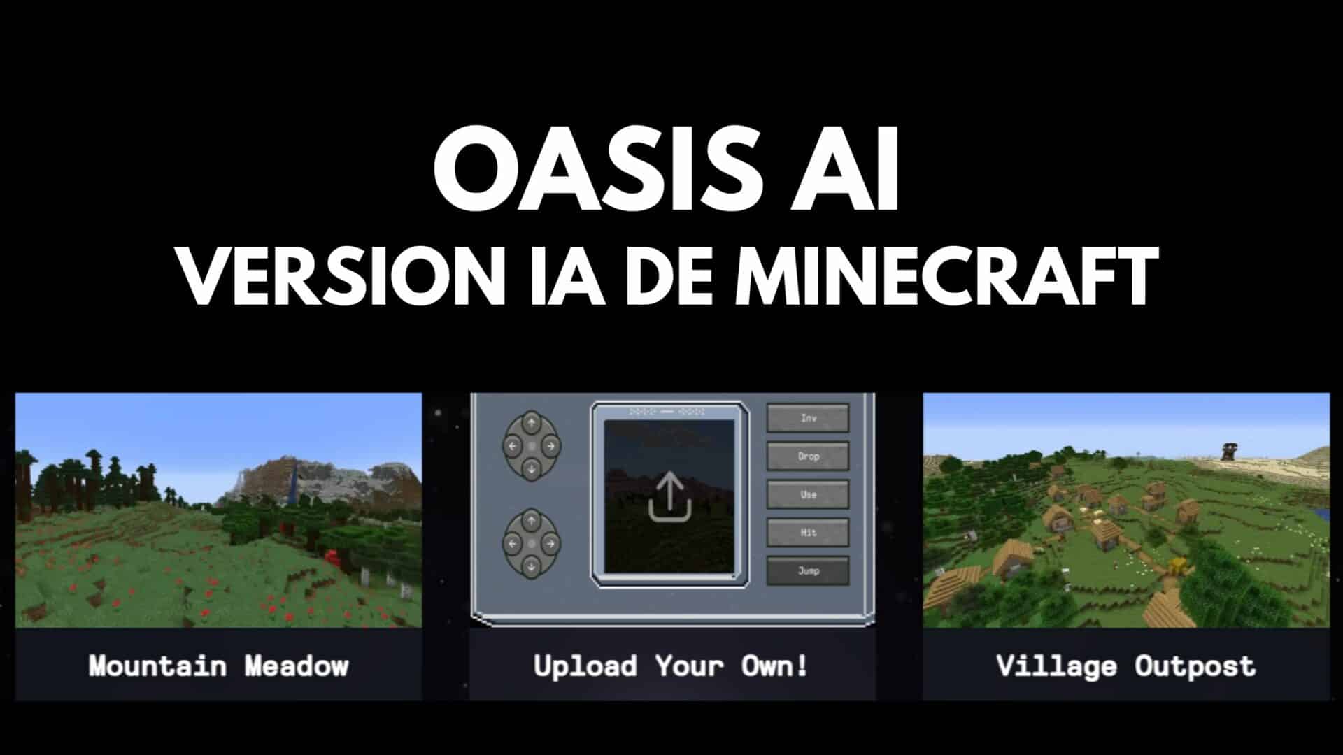 Oasis AI, la version IA du jeu Minecraft développé par Decart AI