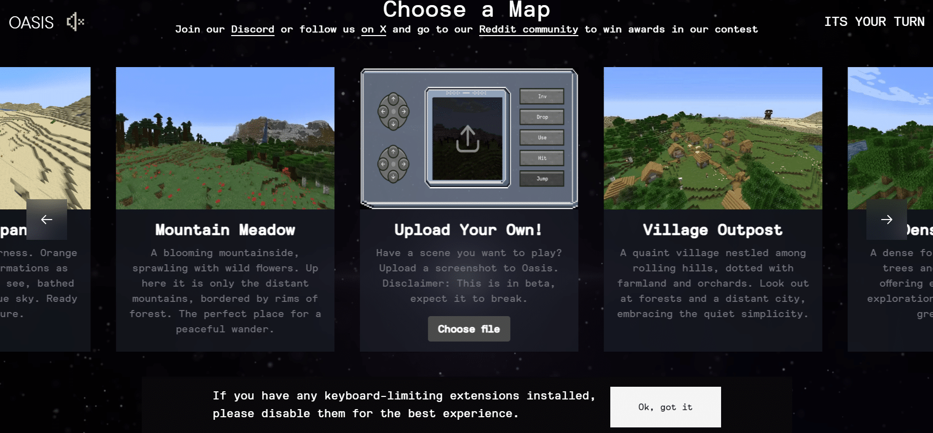 Oasis AI, la version IA du jeu Minecraft développé par Decart AI