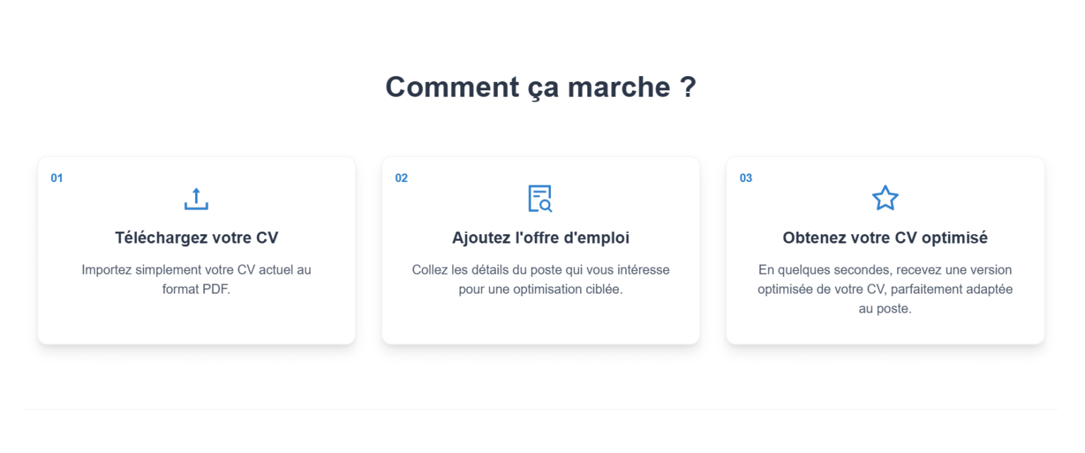 Découvrir CVize, l'IA qui optimise votre CV pour chaque offre